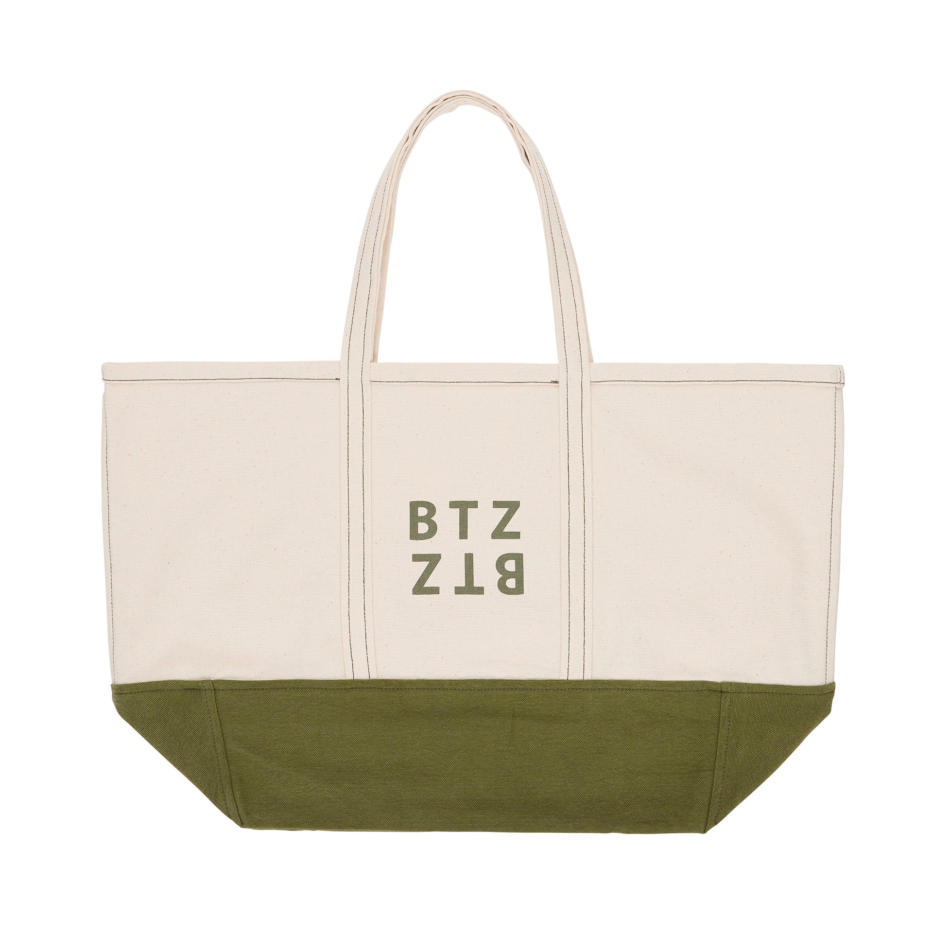 Cabas bicolor BTZ kaki – BTZ Biarritz